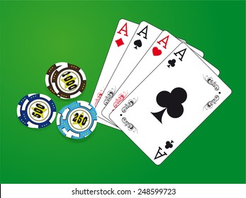 Aces Vector Stock Vector (Royalty Free) 248599723 | Shutterstock