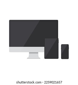 Adaptive Programming Icon Set Multi Device Stock Vector (Royalty Free) 2259021657 | Shutterstock