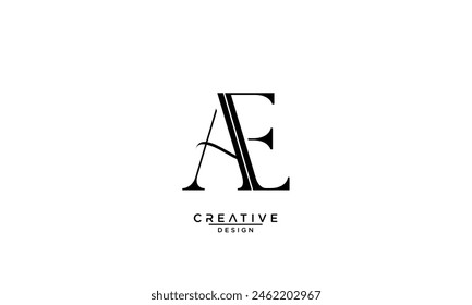Ae Ea E Abstract Letters Logo Stock Vector (Royalty Free) 2462202967 ...