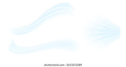Air Wind Effect Isolated Transparent Background Stock Vector (Royalty ...