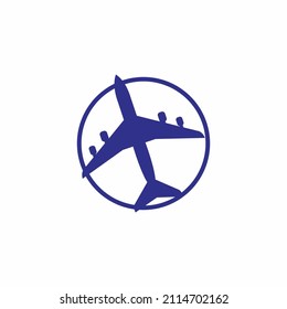 Airplane Icon Vector Solid Illustration Pictogram Stock Vector (Royalty Free) 2114702162 ...