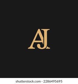 Aj Initial Letter Vector Logo Aj Stock Vector (Royalty Free) 2286495695 ...