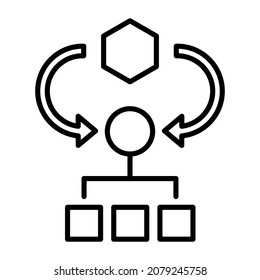 Algorithm Line Circle Icon Vector Image Stock Vector (Royalty Free) 2186563511 | Shutterstock