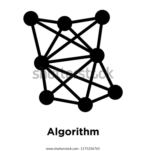 Algorithm Icon Vector Isolated On White Stock Vector (Royalty Free ...