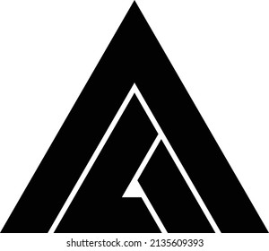 Ali Logo Vector Triangle Shape Black Stock Vector (Royalty Free ...