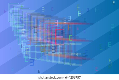 Alphabet E Template Elements Stock Vector (Royalty Free) 608122220 ...