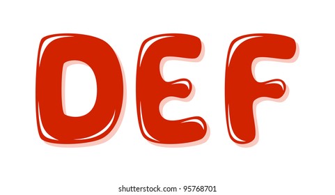 Bubble Letters Red Font: Over 10,826 Royalty-Free Licensable Stock ...