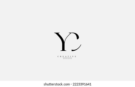 Alphabet Letters Initials Monogram Logo Yc Stock Vector (Royalty Free) 2223391641 | Shutterstock