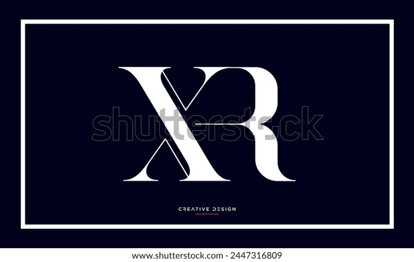 Alphabet Letters Xr Rx Initials Logo Stock Vector (Royalty Free) 2447316809 | Shutterstock