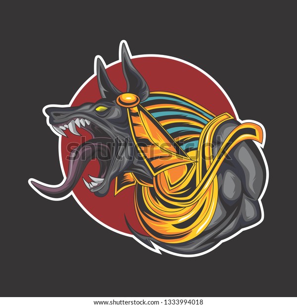 Anubis Vector Style Stock Vector (Royalty Free) 1333994018 | Shutterstock