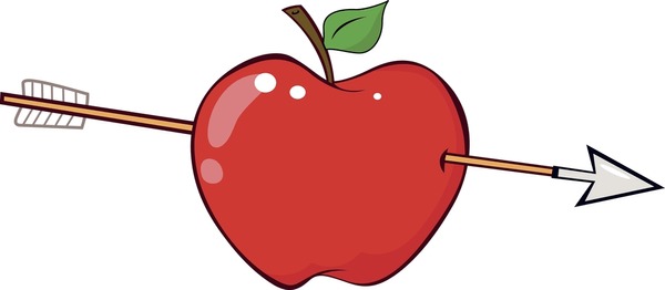 14,293 Apple With An Arrow Images, Stock Photos, 3D objects, & Vectors ...