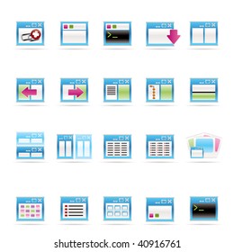 Application Programming Server Computer Icons Vector Stock Vector ...