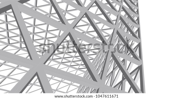 Architecture Construction 3d Stock Vector (Royalty Free) 1047611671 ...