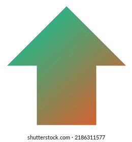 Arrow Icon Gradient Vector Stock Vector (Royalty Free) 2186311577 ...