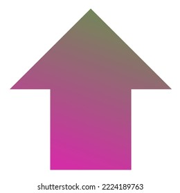 Arrow Icon Gradient Vector Stock Vector (Royalty Free) 2224189763 ...