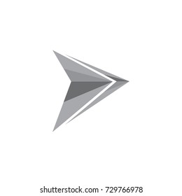 Vector Arrow Icon Black Symbol Trendy Stock Vector (Royalty Free ...