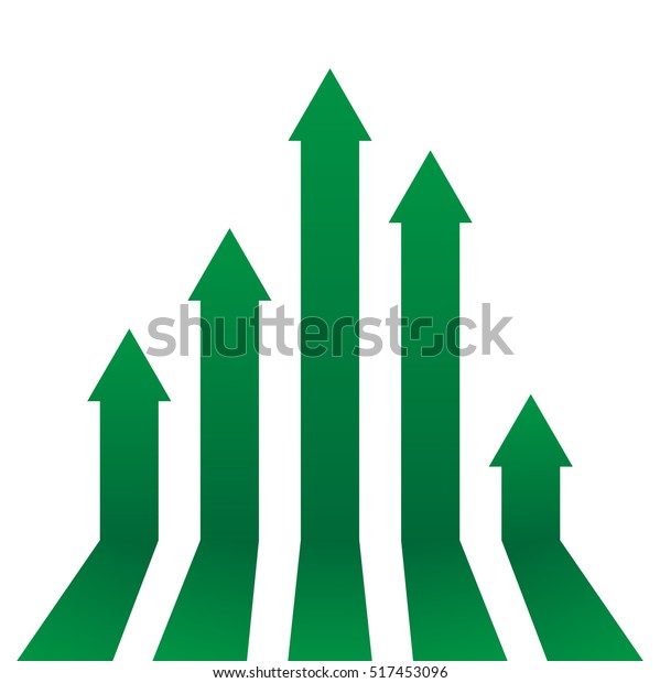 Arrows Growth Vector Stock Vector (Royalty Free) 517453096 | Shutterstock