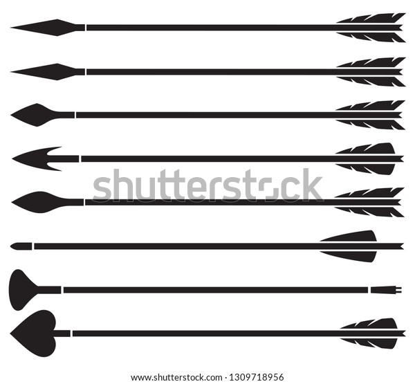 Arrows Vector Collection Stock Vector (Royalty Free) 1309718956 ...