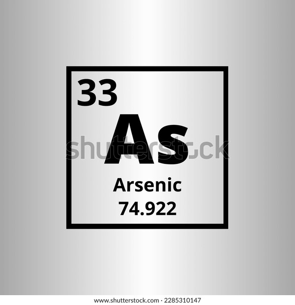 Arsenic Periodic Table Elements Vector Stock Vector (Royalty Free ...