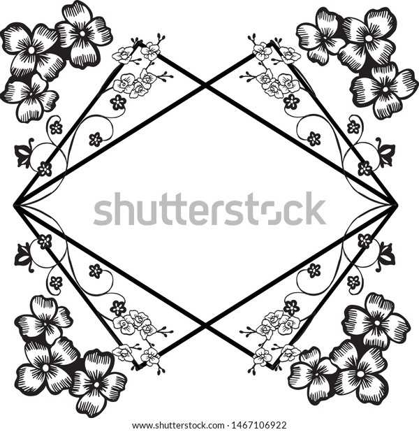 Art Unique Border Design Frame Beautiful Stock Vector (Royalty Free ...
