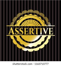 Assertive Shiny Badge Stock Vector (Royalty Free) 1163713777 | Shutterstock