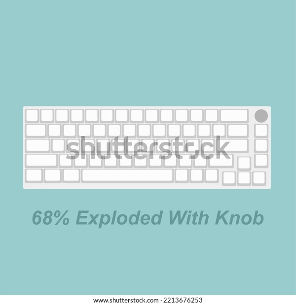 Assorted Mechanical Keyboard Layout Vectors Computer: เวกเตอร์สต็อก ...