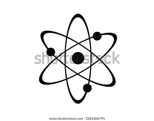 Atom Molecule Vector Icon Atom Symbols Stock Vector (Royalty Free ...
