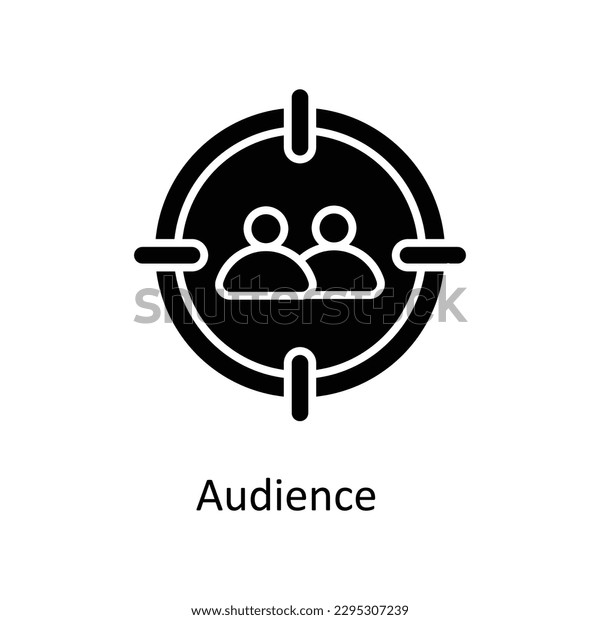 Audience Vector Solid Icons Simple Stock Stock Vector (Royalty Free ...