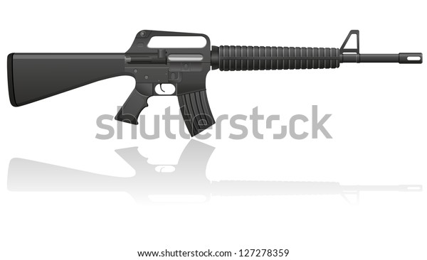 M 16 Rifle: Over 610 Royalty-Free Licensable Stock Illustrations ...