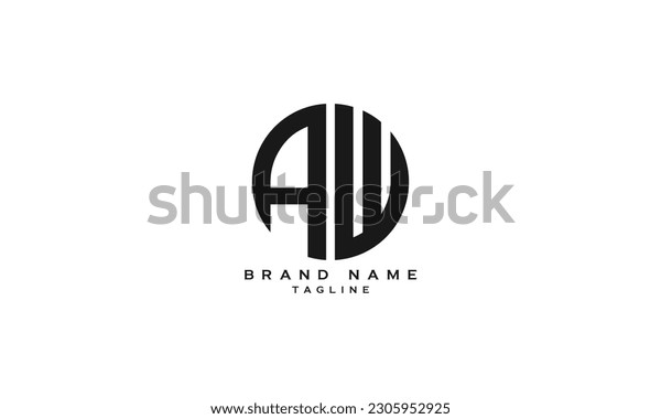 Letter Aw Logo: Over 7,092 Royalty-Free Licensable Stock Illustrations ...