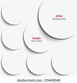 Background Abstract Semicircle Grey Stock Vector (Royalty Free ...