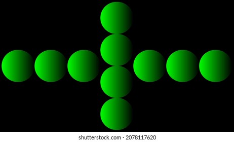 Background Design Different Shape Cycle Shape Stock Vector (Royalty ...