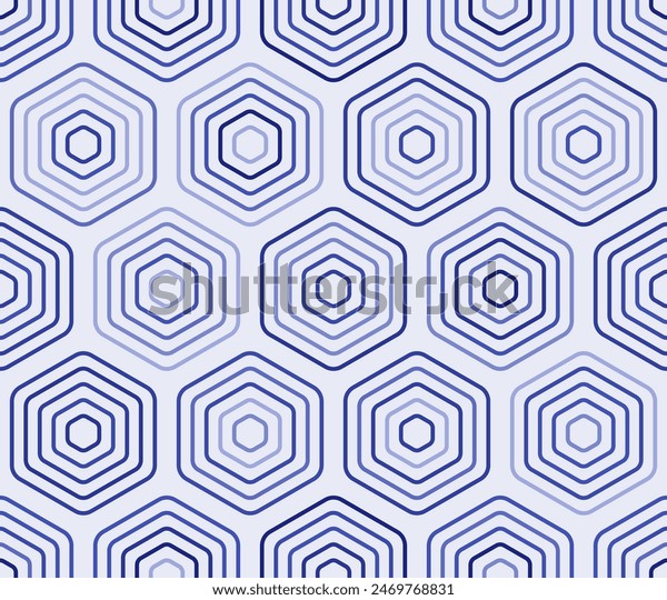 Background Hexagon Pattern Rounded Stacked Hexagons Stock Vector ...