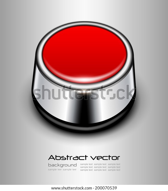 Background Red Alarm Button Vector Design Stock Vector (Royalty Free ...
