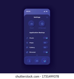 Internet Storage Application Smartphone Interface Vector Stock Vector (Royalty Free) 1730312278 ...