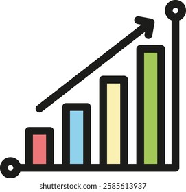 Bar Chart Graphical Representation Data Where Stock Vector (Royalty ...
