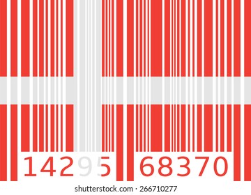 Swiss Flag Painted On Barcode Surface Stock Photo 127933823 | Shutterstock
