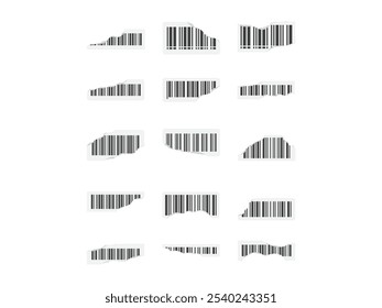 Barcode Sticker Vector Element Set Stock Vector (Royalty Free) 2540243351 | Shutterstock