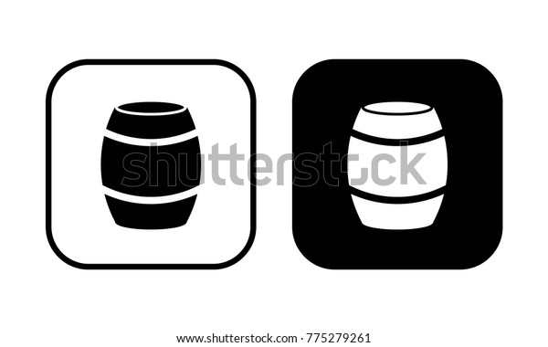 Barrel Icon Set Stock Vector (Royalty Free) 775279261 | Shutterstock