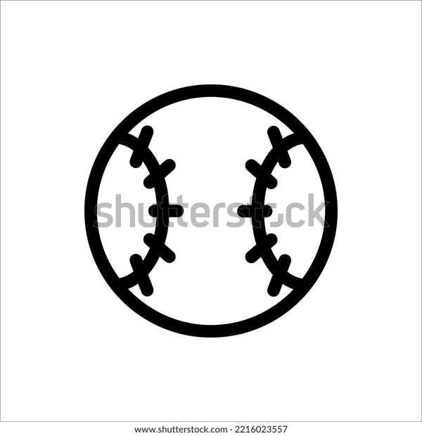 Baseball Ball Baseball Bat Vector Isolated Stock Vector (Royalty Free ...