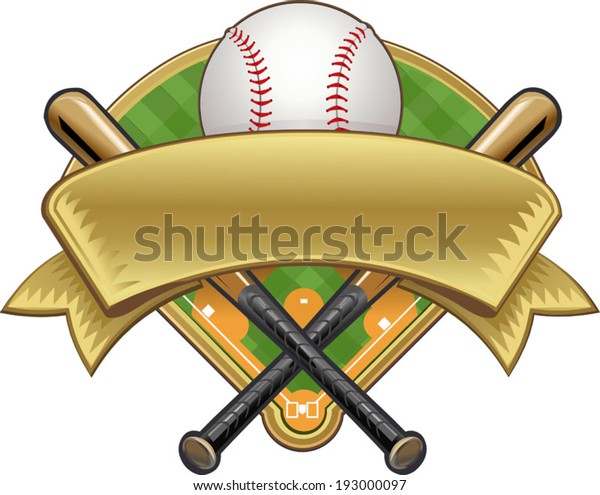 Baseball Label Stock Vector (Royalty Free) 193000097 | Shutterstock