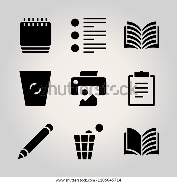 Basic Business Icon Set Vector Illustration Stock Vector (Royalty Free ...