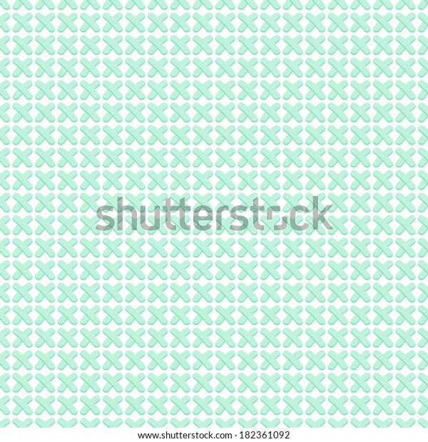 Basic Seamless Crossstitch Texture Design Green Stock Vector (Royalty ...