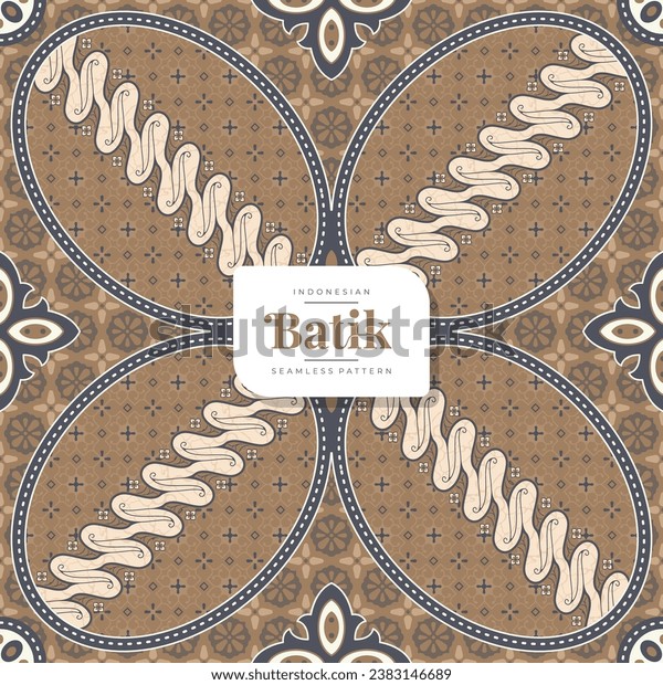 Batik Tile Seamless Pattern 24 Stock Vector (Royalty Free) 2383146689 ...