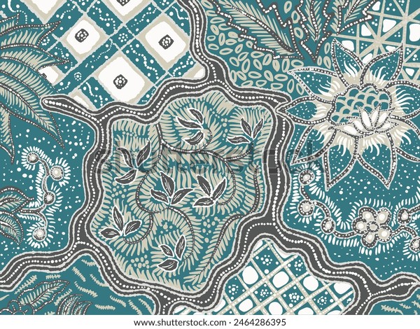 Batik Vector Patterns Indonesia Usually Used Stock Vector (Royalty Free ...