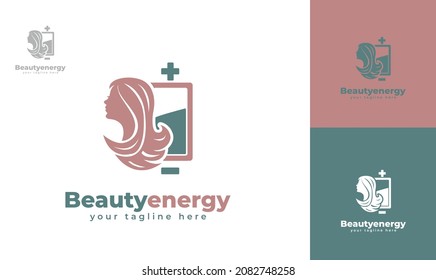 Beautiful Battery Logo Design Vector Stock Vector (Royalty Free ...