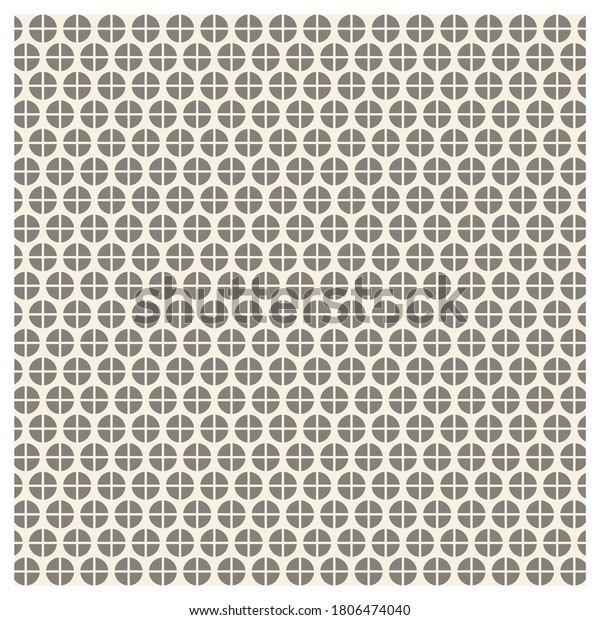 Beautiful Quartered Circle Pattern Background Template Stock Vector ...