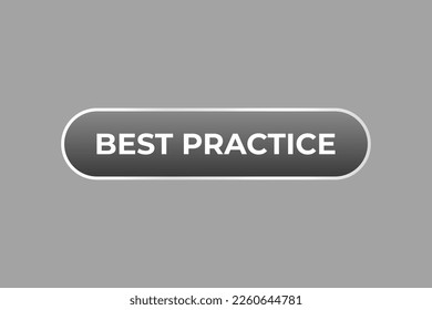Best Practice Button Web Template Speech Stock Vector (Royalty Free ...