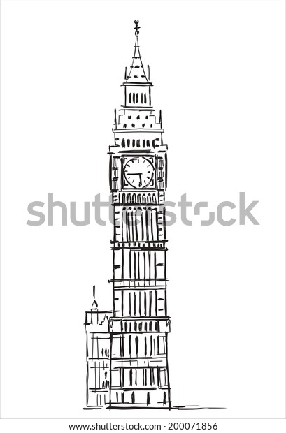 Big Ben Vector Art Stock Vector (Royalty Free) 200071856 | Shutterstock