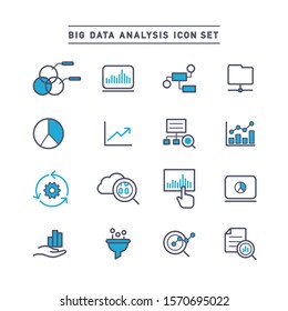 Big Data Analysis Icon Set Stock Vector (Royalty Free) 1570695022 ...